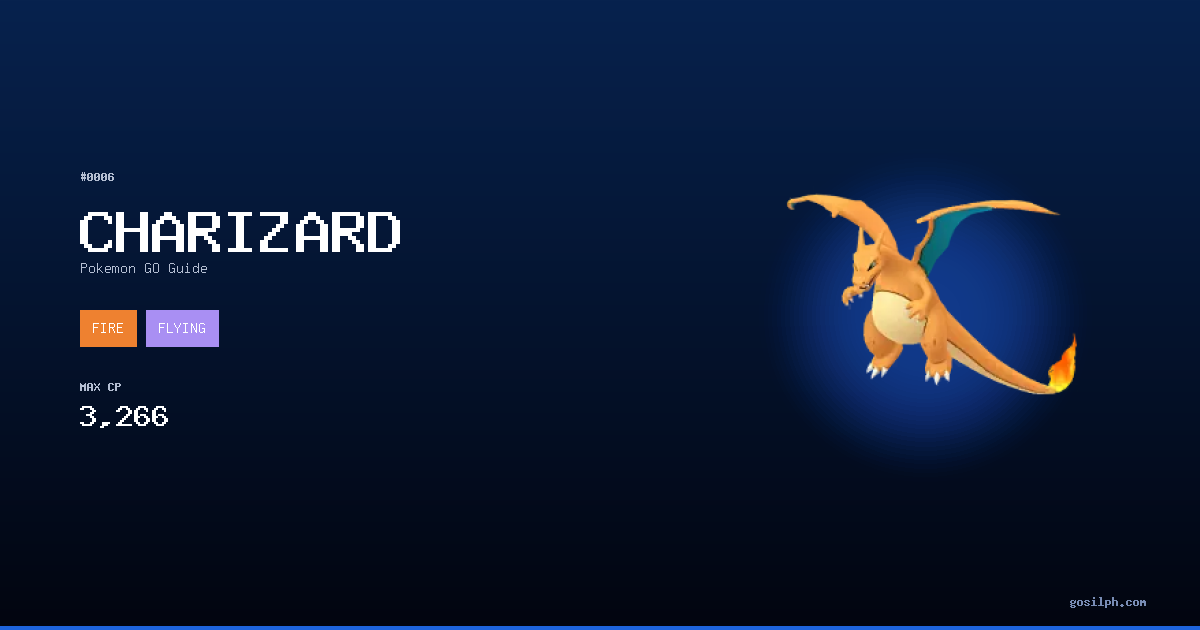 Charizard Pokemon GO — Best Moveset, PvP, Counters & Stats
