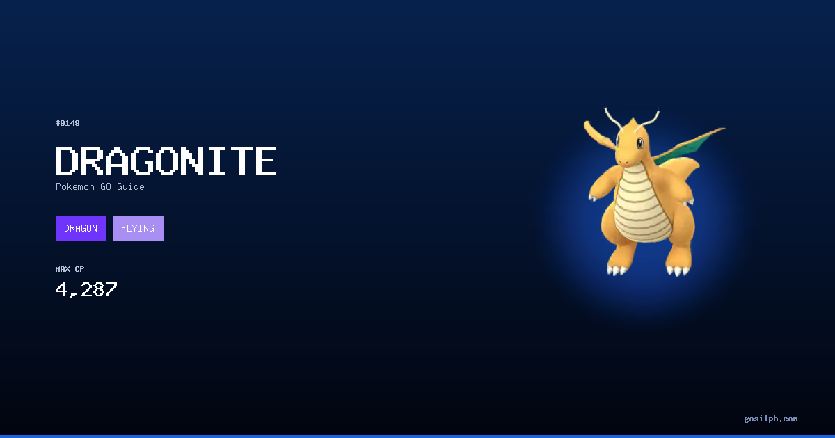 Dragonite Pokemon GO — Best Moveset, PvP, Counters & Stats